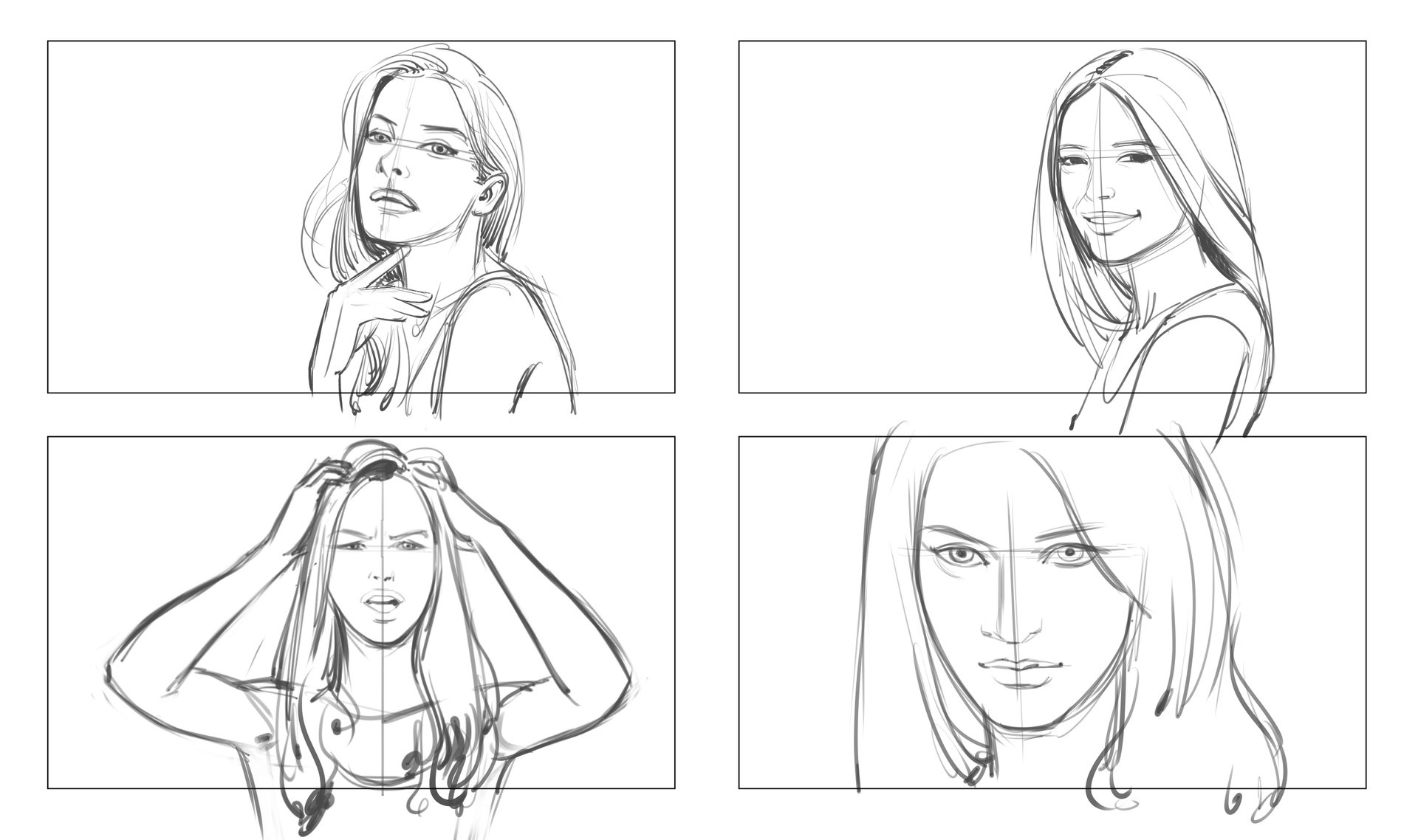 ArtStation - fashion frames / shooting boards