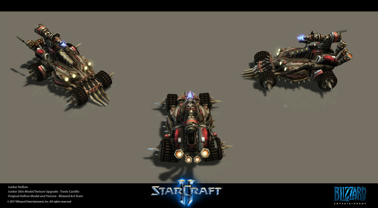 Travis Castillo - Starcraft 2 - Deluxe Skin - Junker Hellion Hellbat