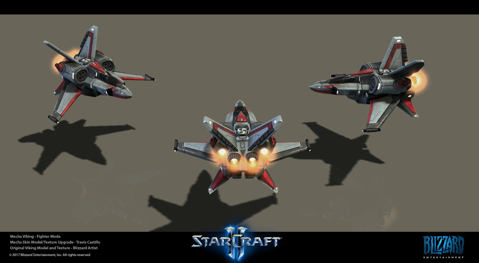 Travis Castillo - Starcraft 2 - Deluxe Skin - Mecha Viking