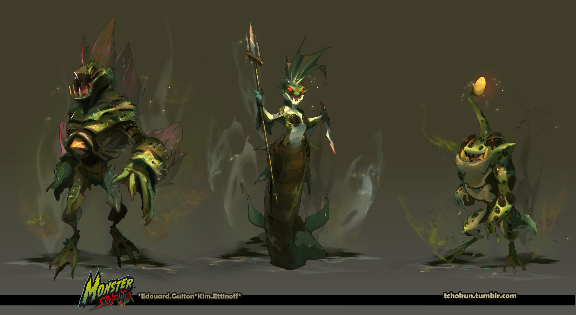 ArtStation - the swamp family