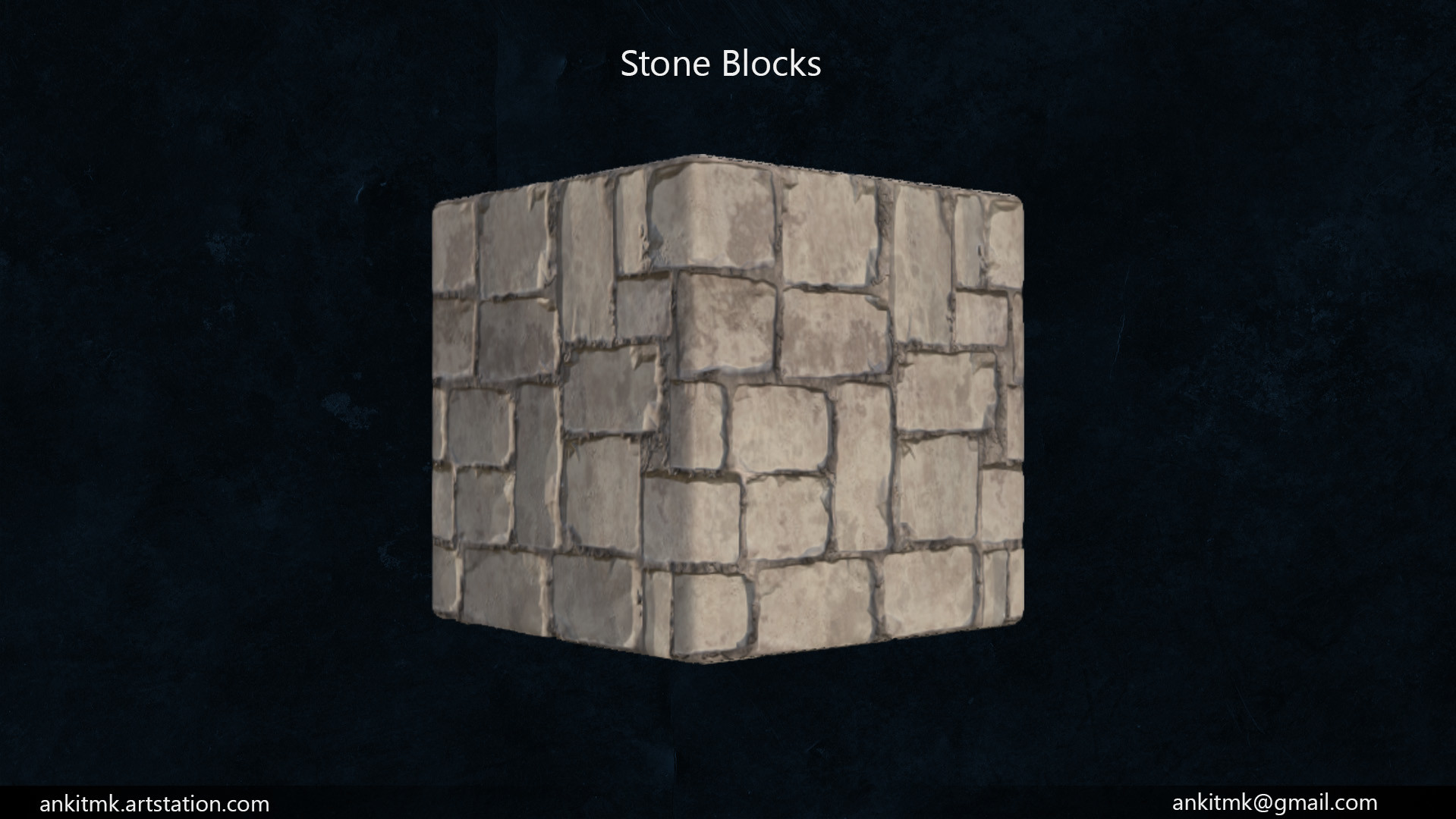 ArtStation - Stone Block Material
