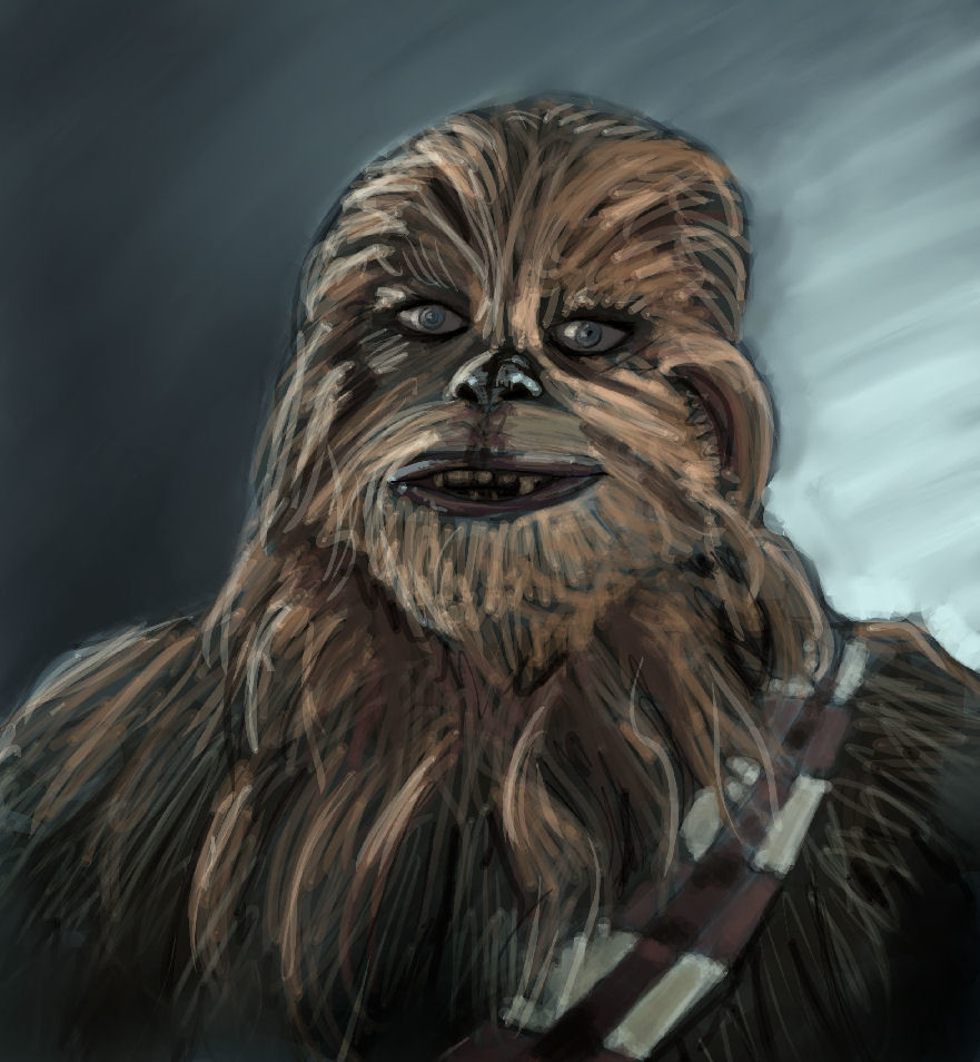 ArtStation - Chewie portrait