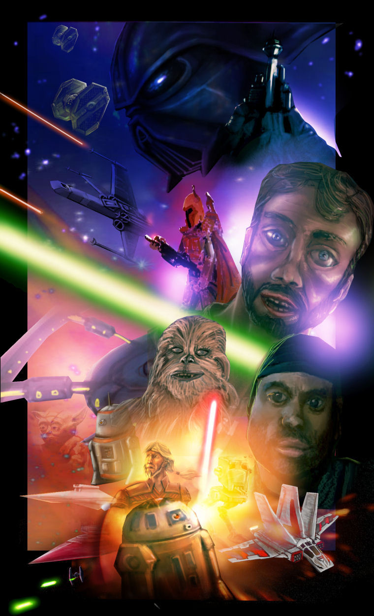ArtStation - STAR WARS STYLE POSTER