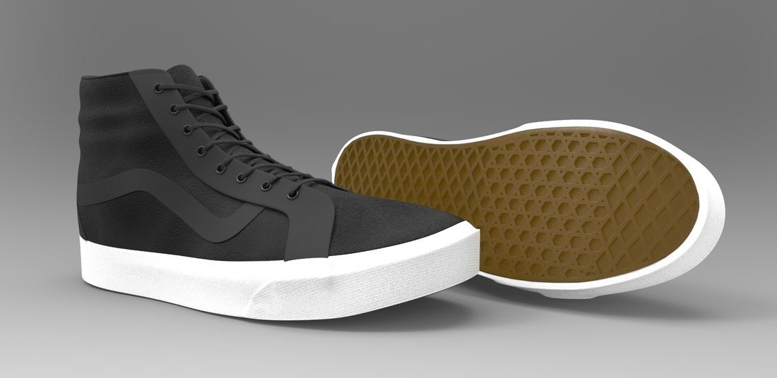 ArtStation - Vans Sk8 Hi-top shoe