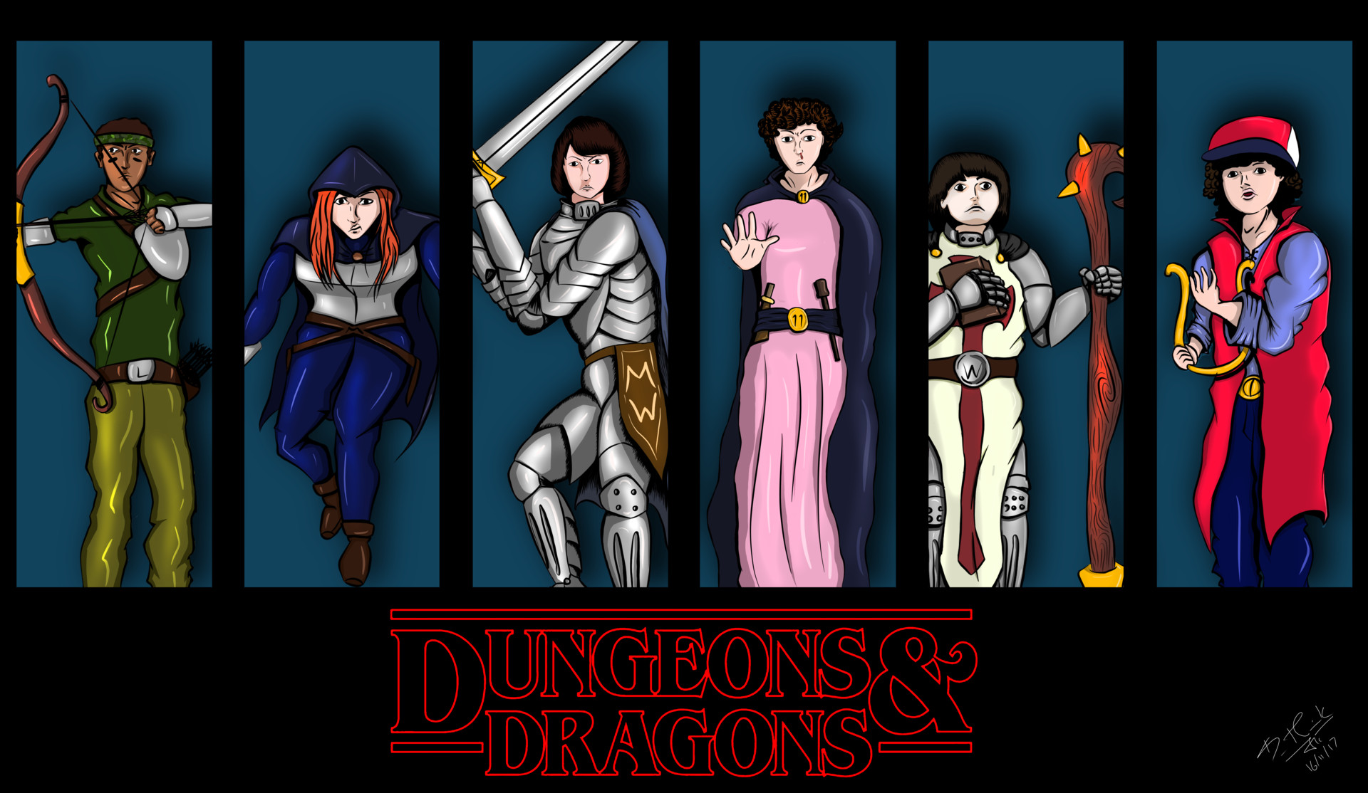 ArtStation - Stranger Things D&D