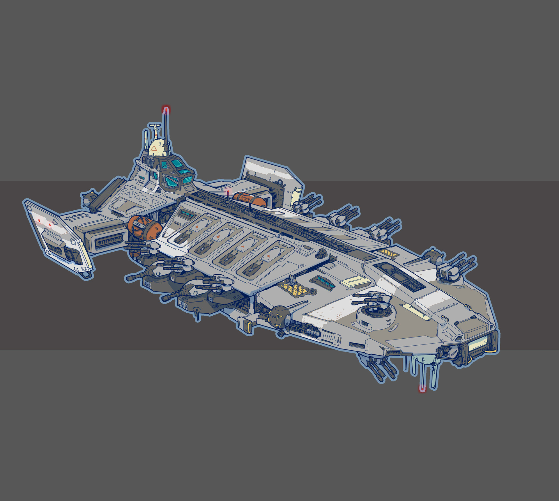 daniel-beaulieu-starter-ship-line-up4-human.jpg (1920×1722)-花瓣网