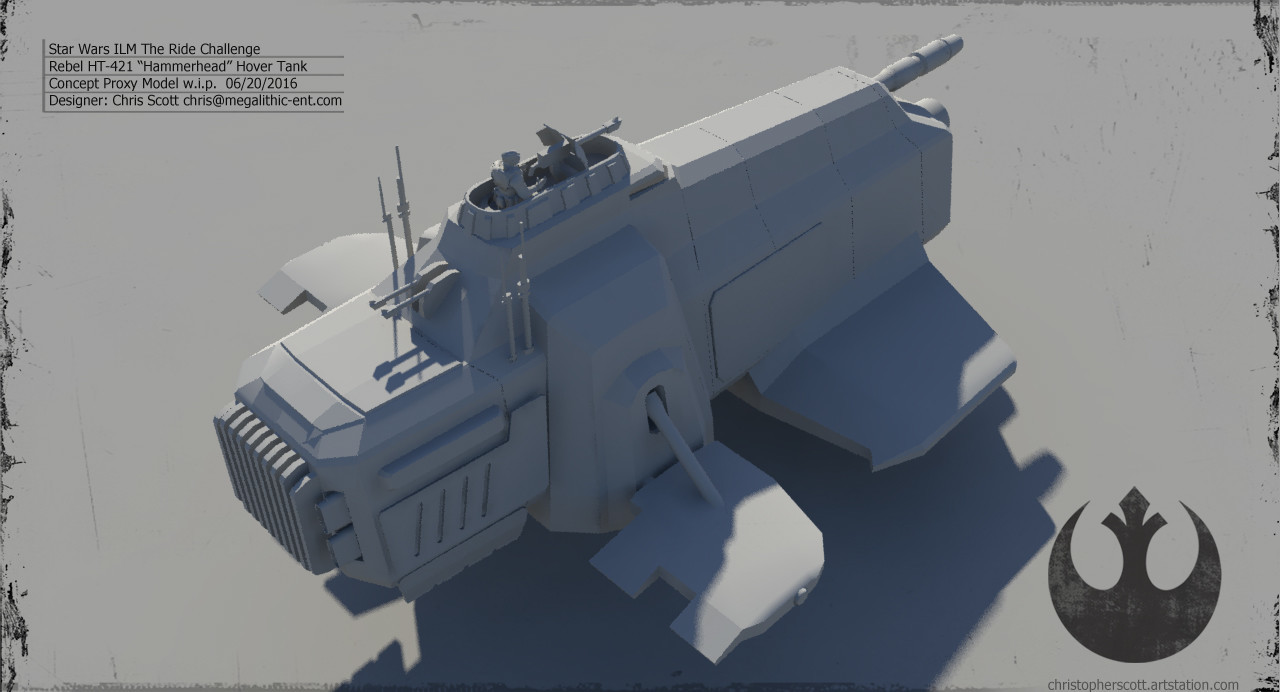 Chris Scott - Rebel HoverTank Battle for Labonni Flats