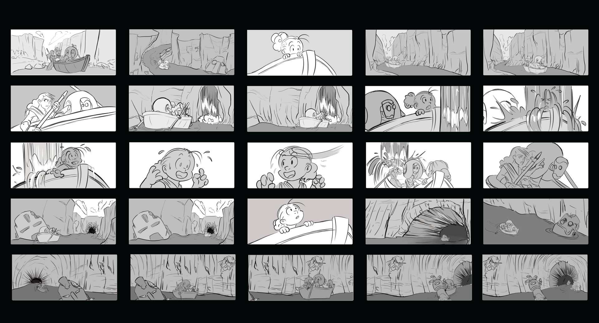 ArtStation - Riverside Storyboards