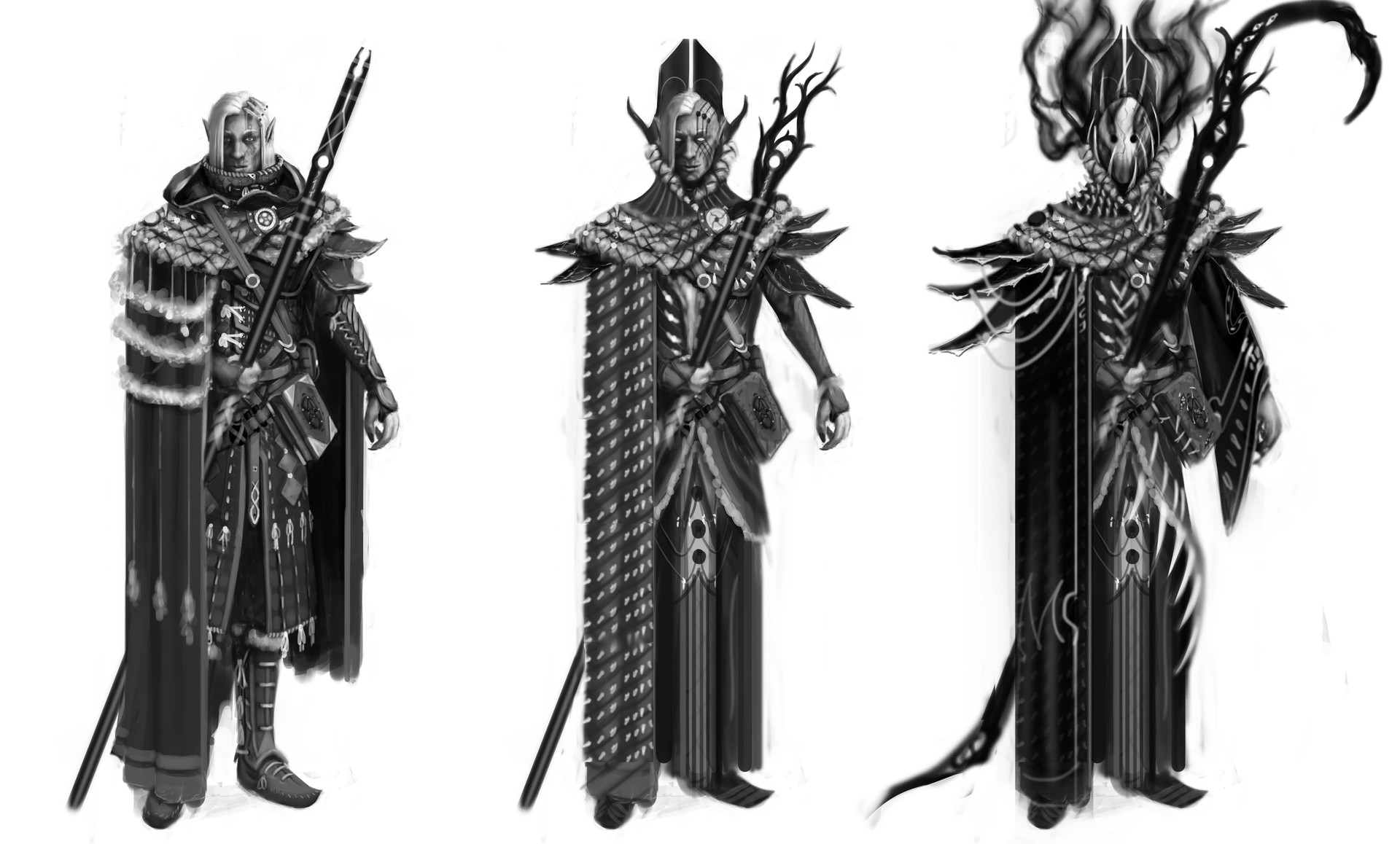 Daumantas Goda - Warlock sketches