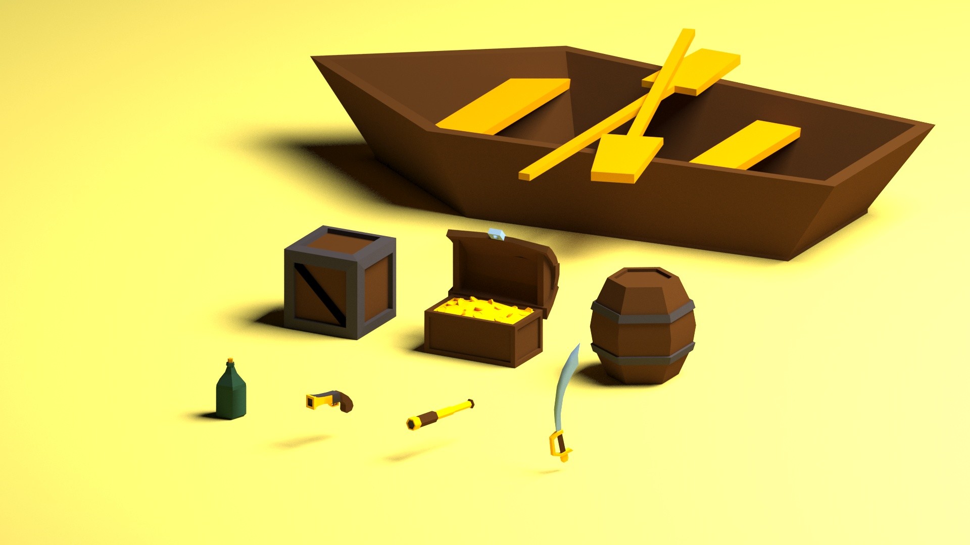 ArtStation - Pirates assets