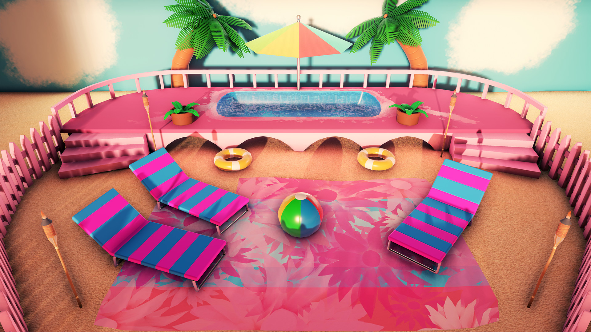 ArtStation - Pool Playset