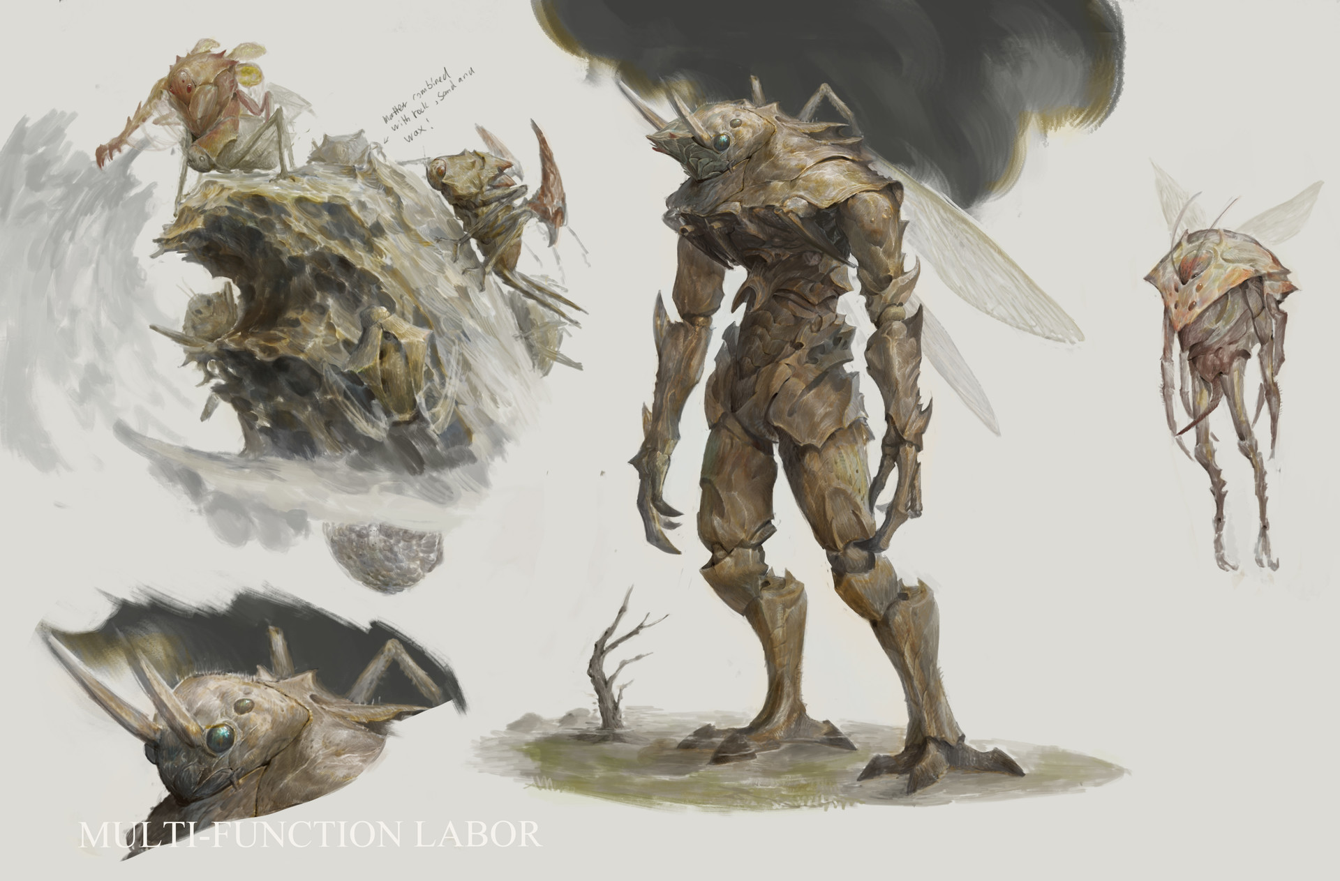 ArtStation - insect soldier