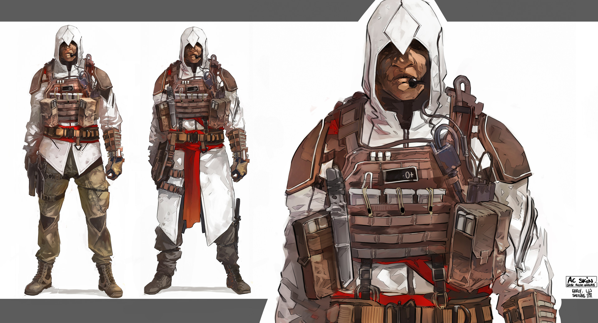 Geoffrey Bire - GHOST RECON WILDLANDS - Assassin's Creed set