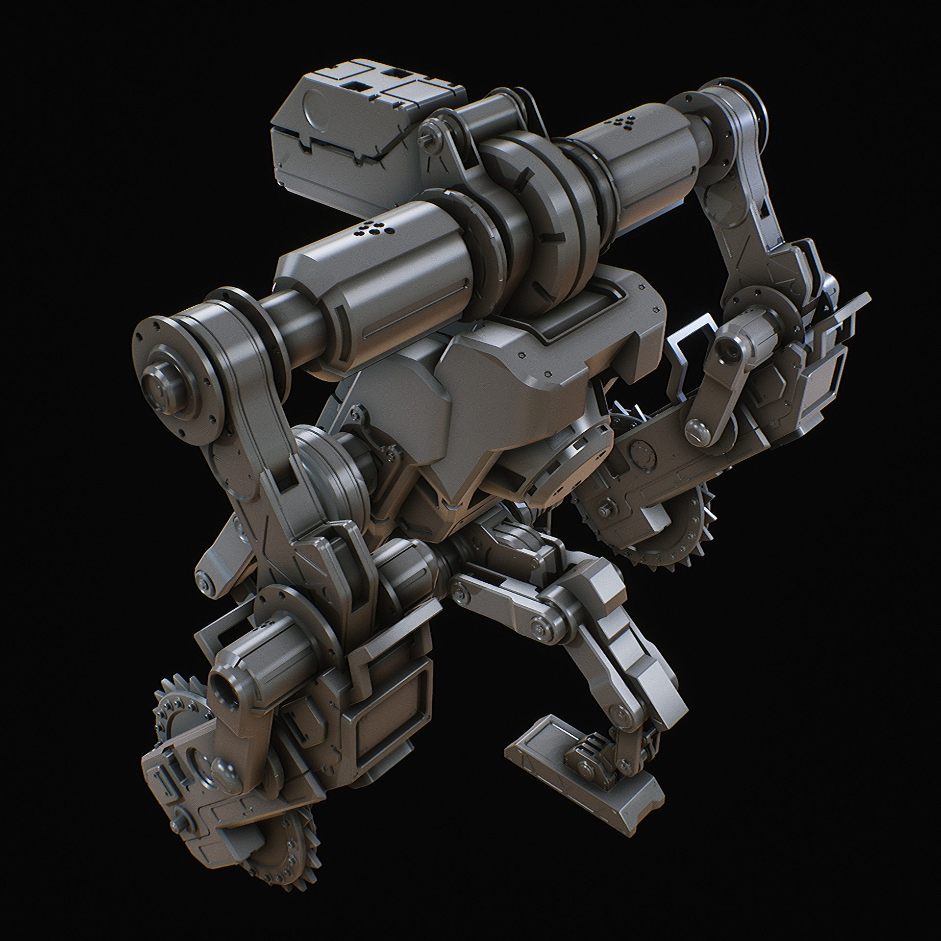 Ryan Spinney - Kitbash - Mech 01