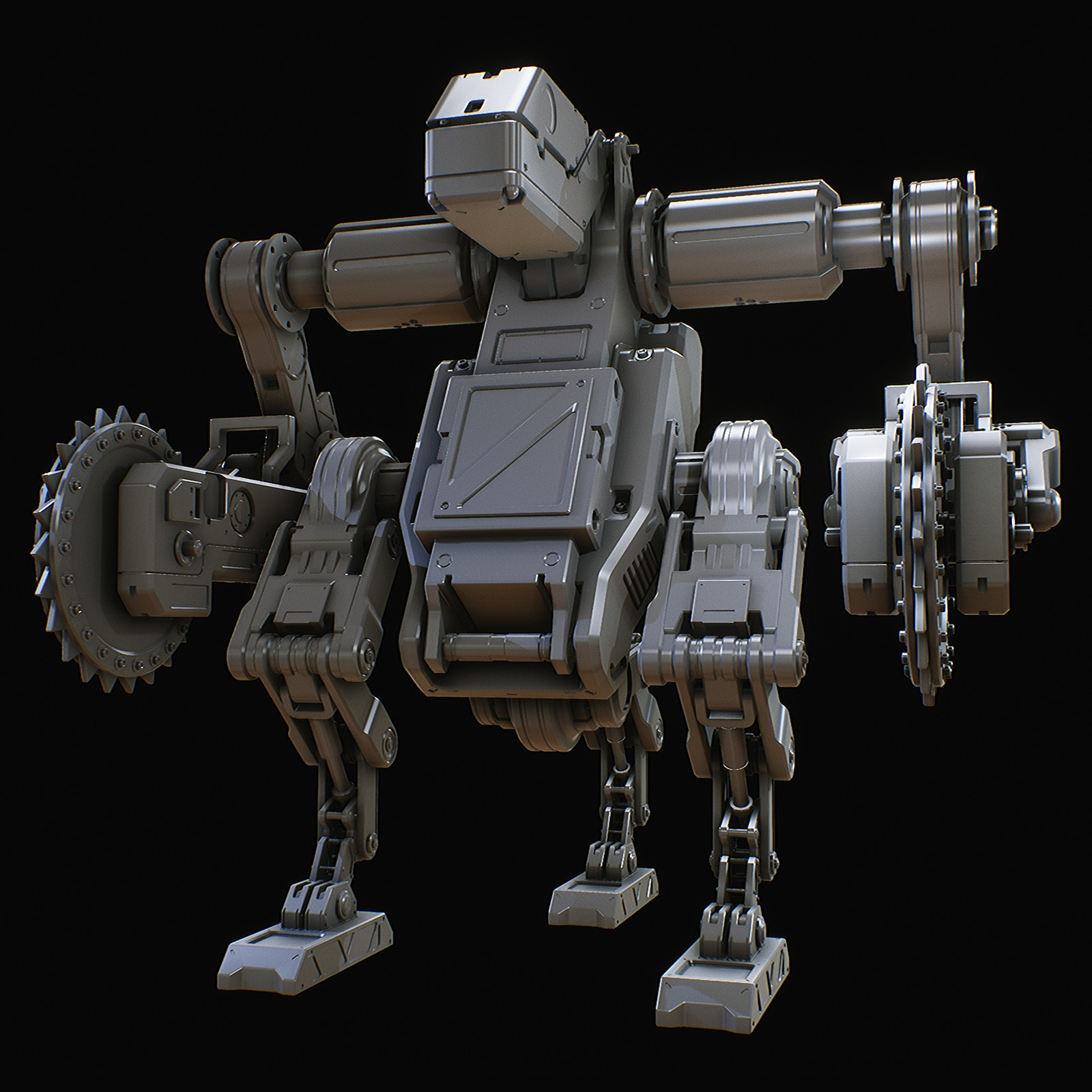 Ryan Spinney - Kitbash - Mech 01