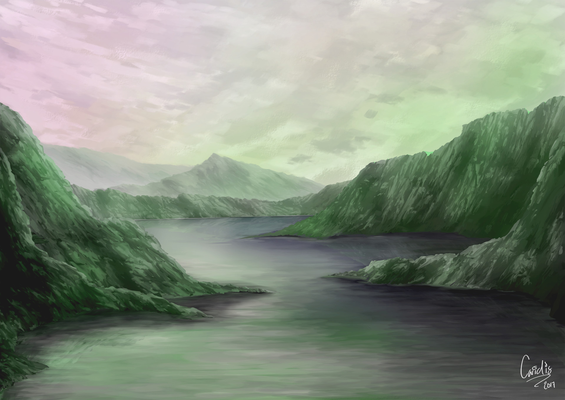 ArtStation - Landscape speedpaint