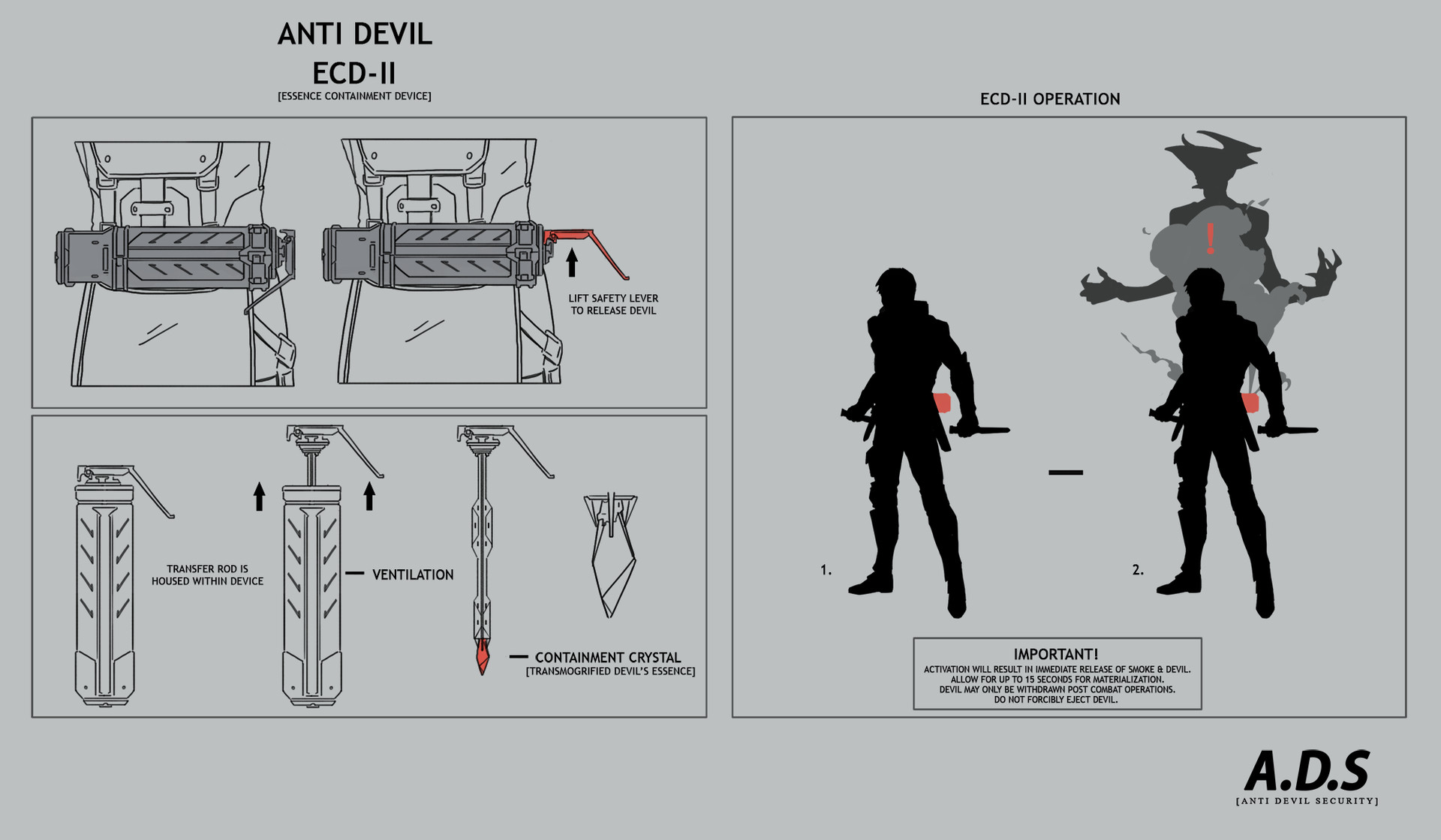 ArtStation - A.D.S [Anti Devil Security] Concept Design