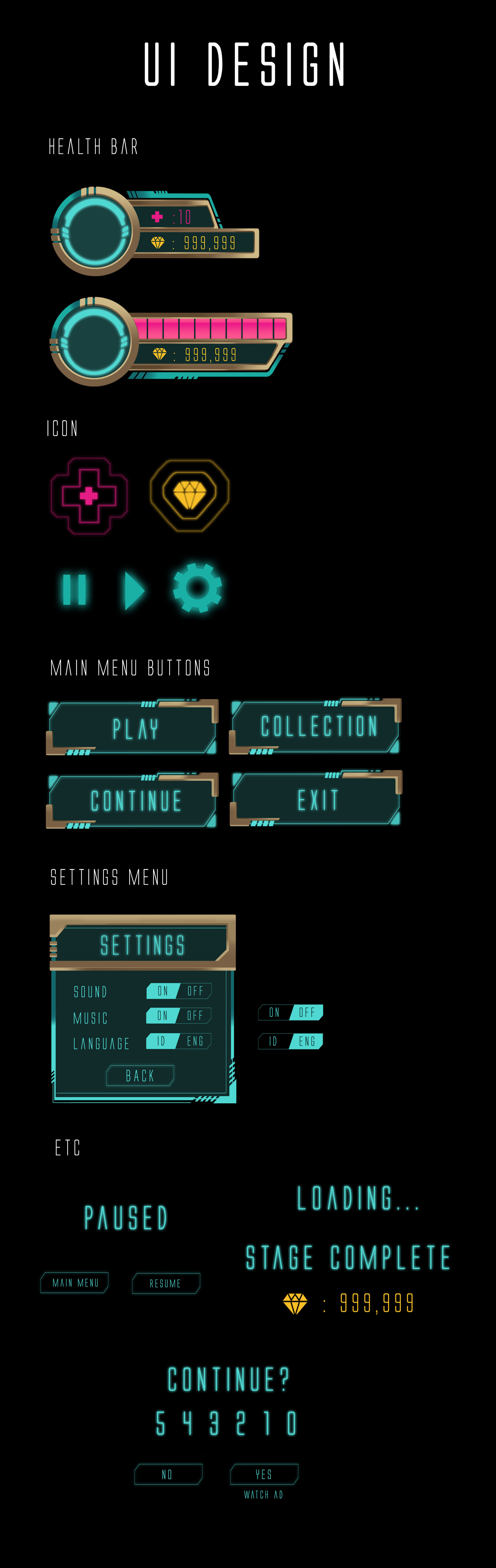 ArtStation - PROJECT:Zoi - UI Design & Stuffs
