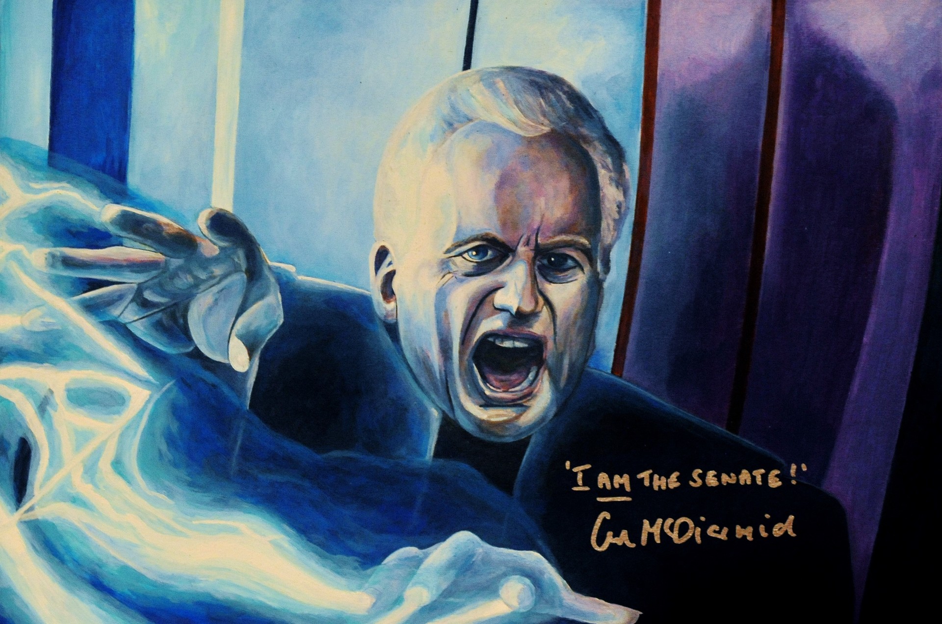ArtStation - " I AM THE SENATE" - Emperor / Chancellor Palpatine signed ...