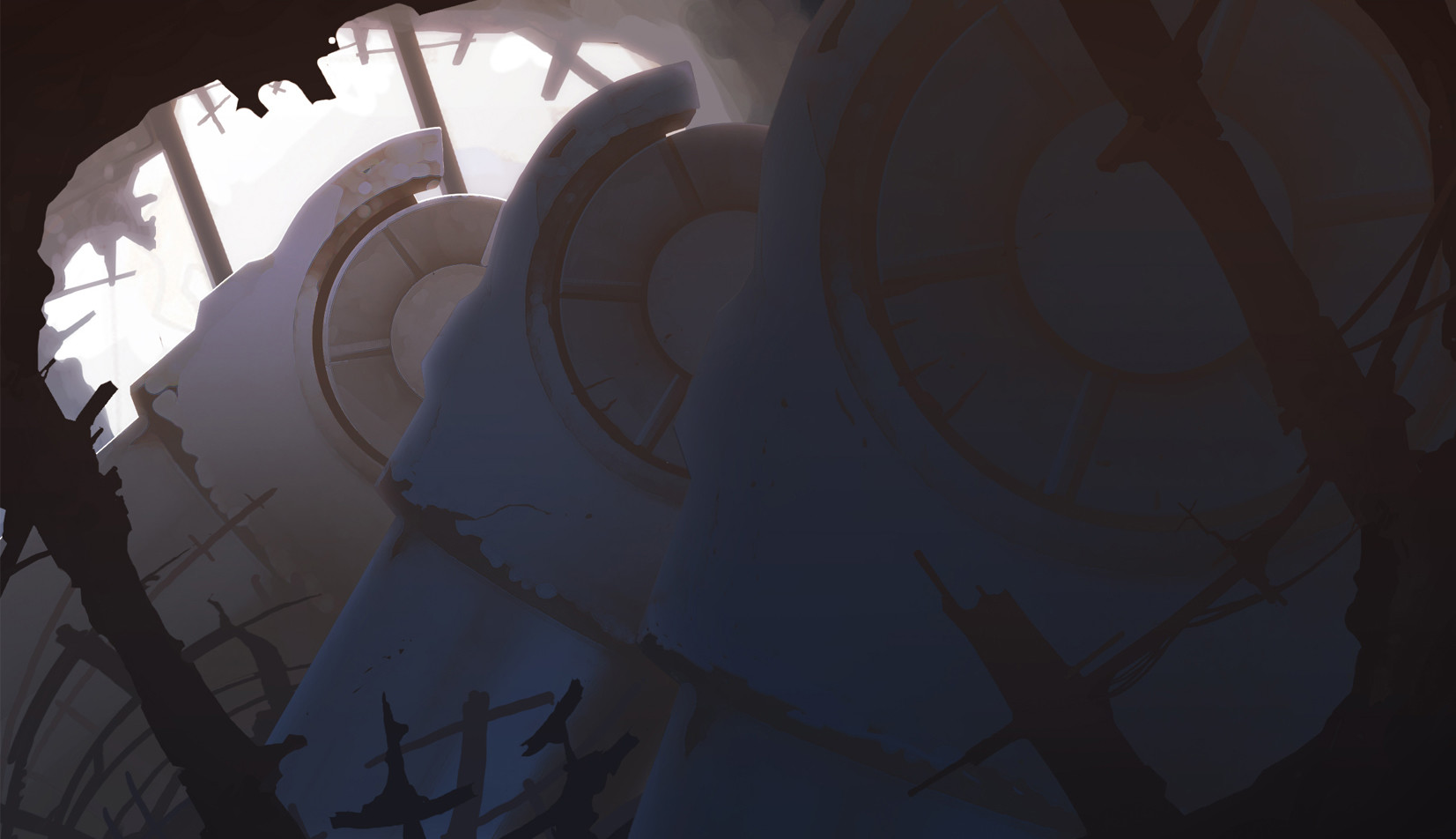 ArtStation - Destroyed robot #1