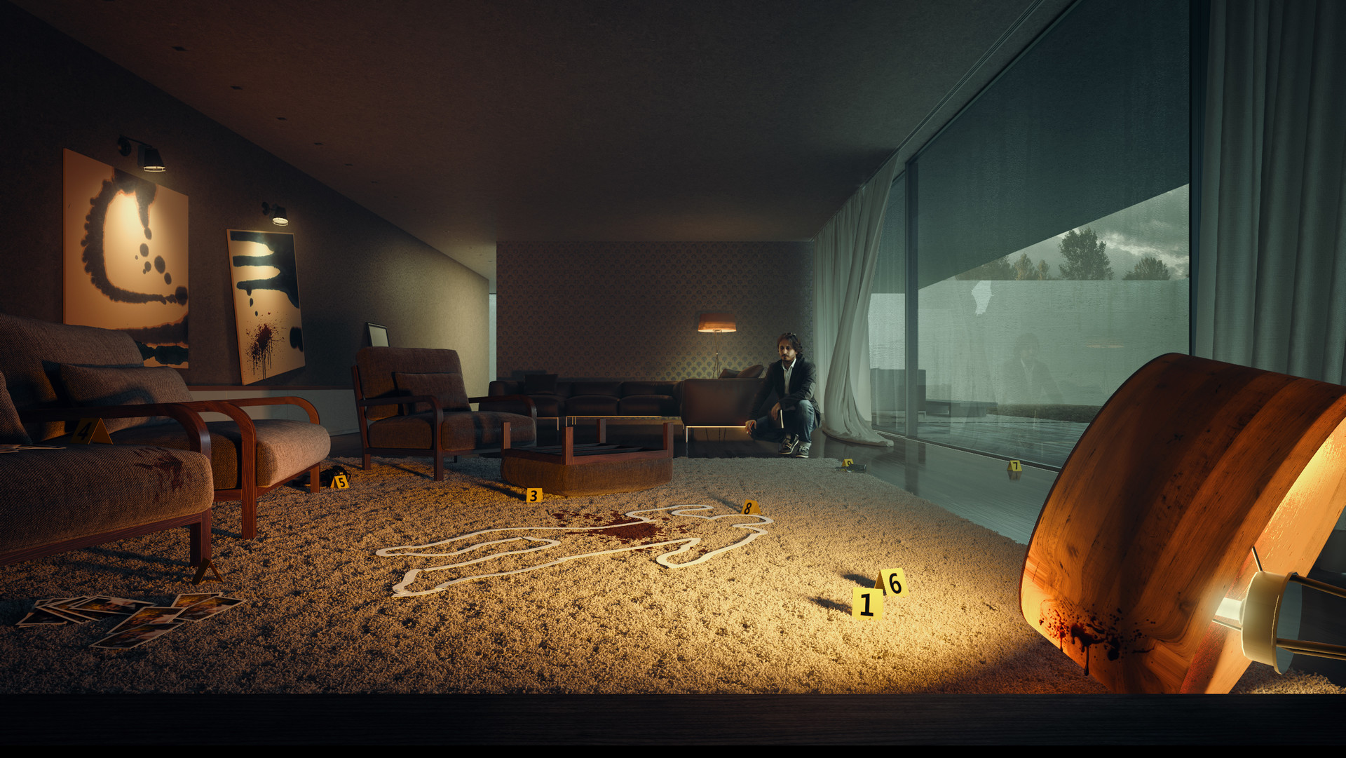 ArtStation - Crime scene