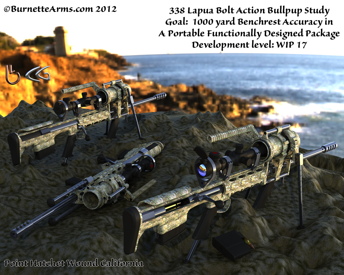 ArtStation - Bullpup sniper rifle