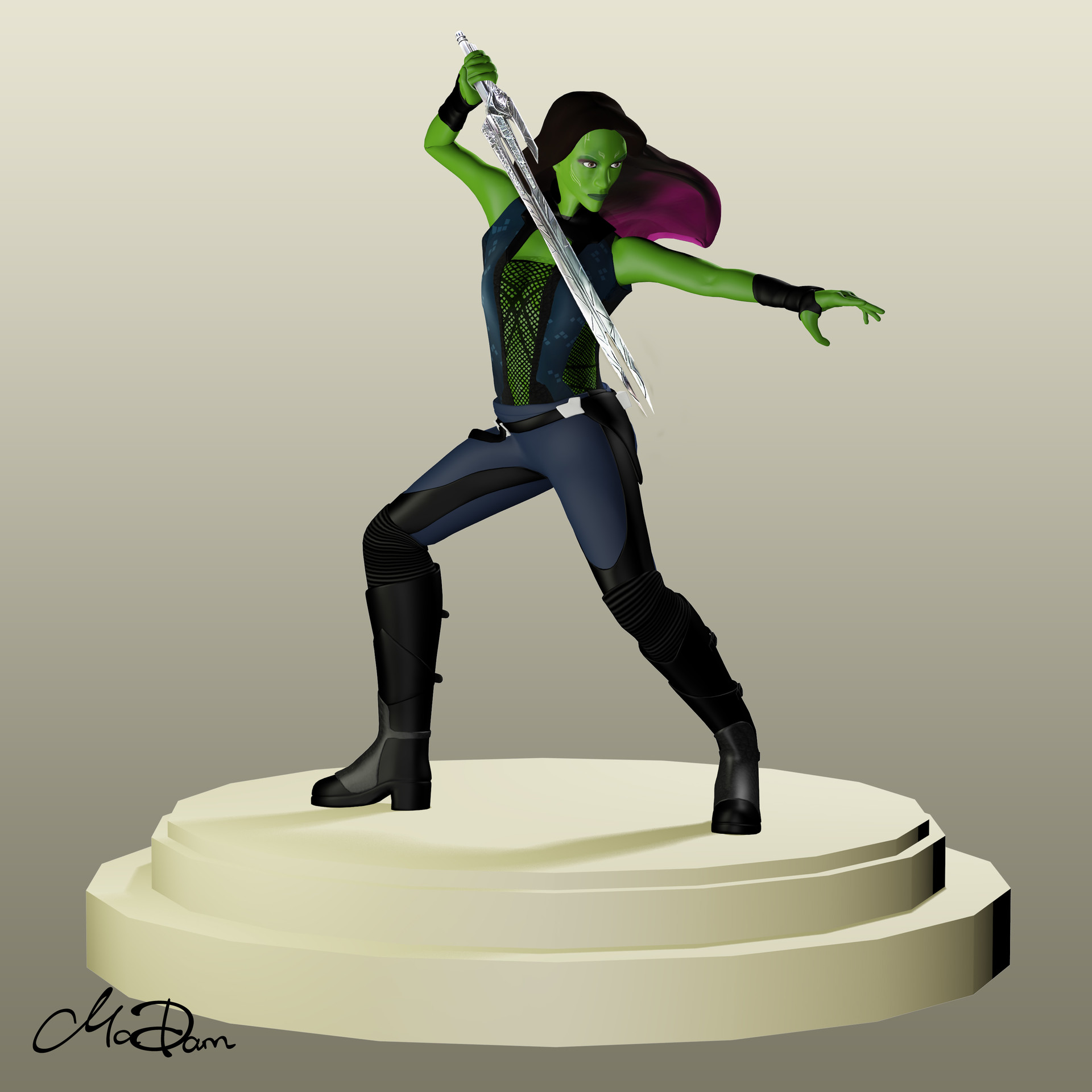 ArtStation - Gamora (2016)