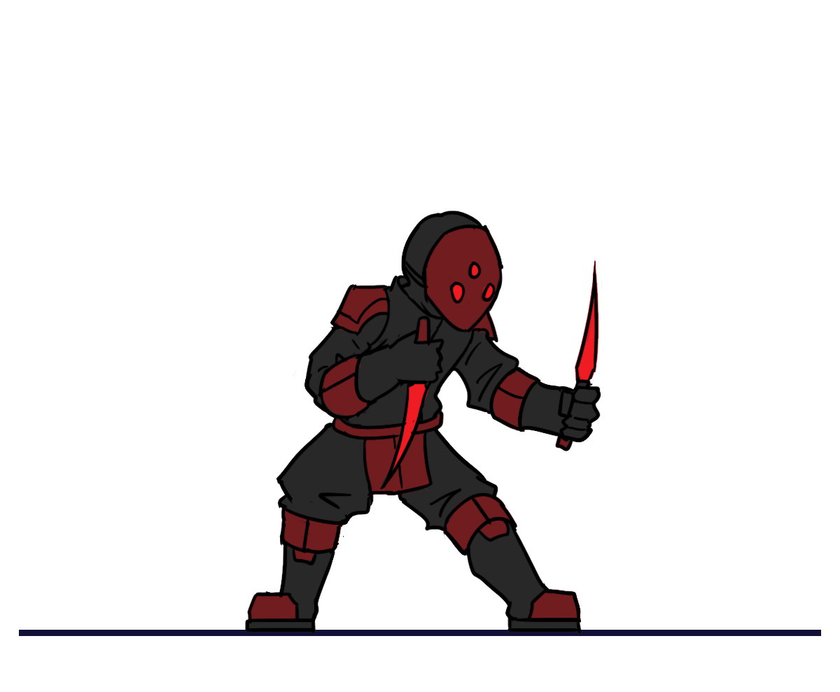 Gaston Dualan - Thesis Project : Assassin Enemy Animation and concept art
