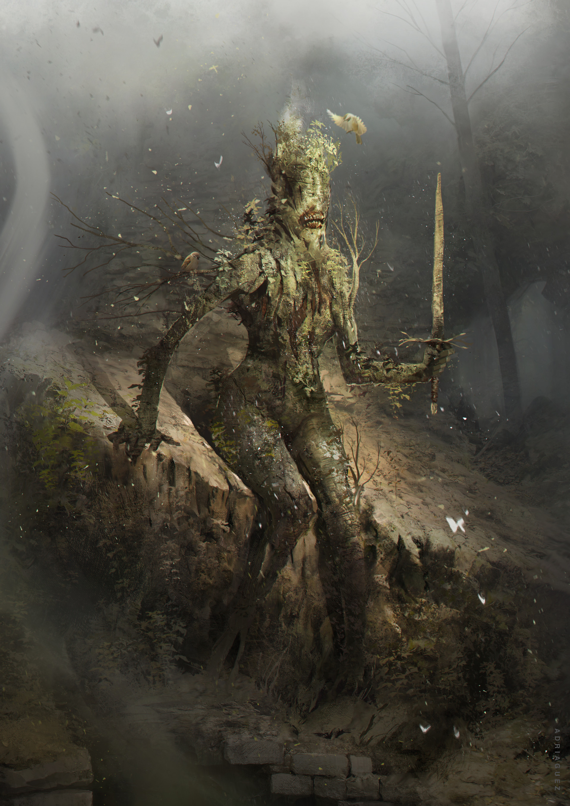 ArtStation - Forest Queen, Adrian Rodriguez