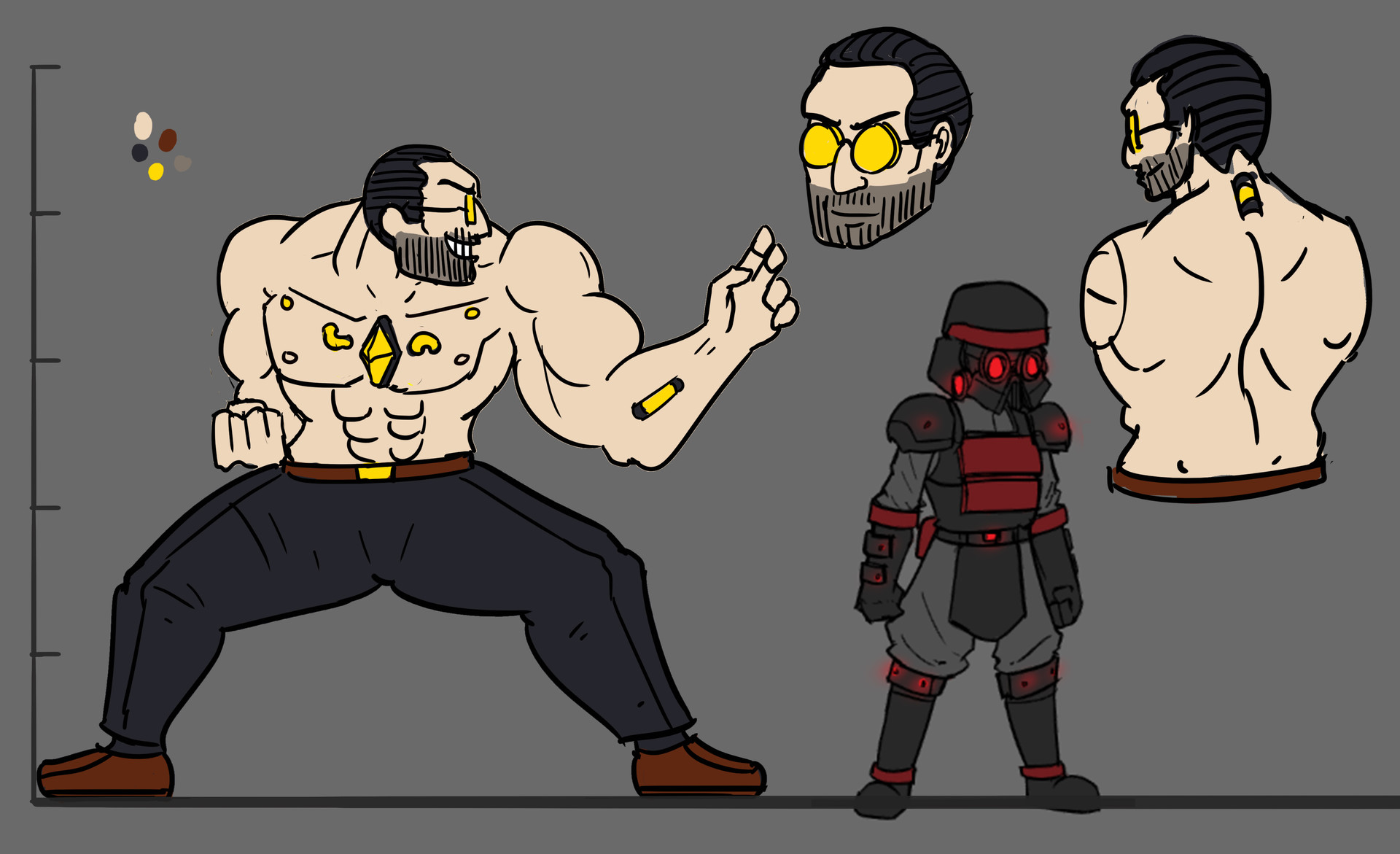 Gaston Dualan - Thesis Project : FInal Boss Animation and concept art