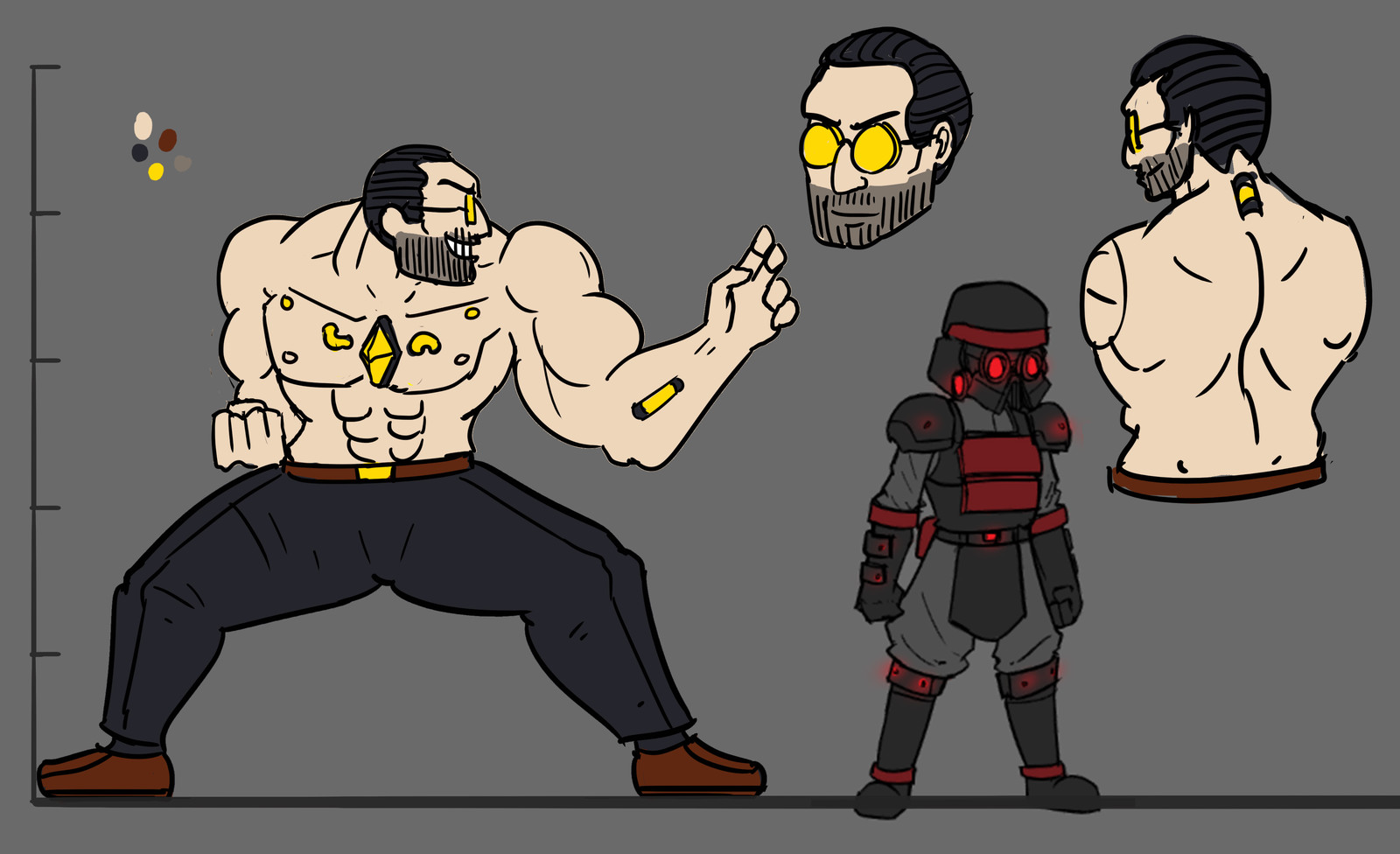 Gaston Dualan - Thesis Project : FInal Boss Animation and concept art