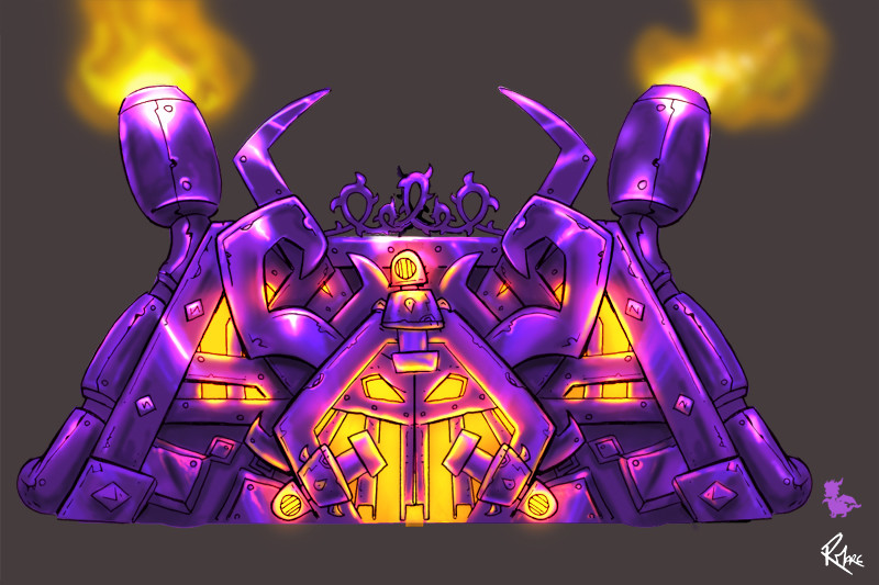 Ronald Marc - Spyro "a new beginning" concept art.