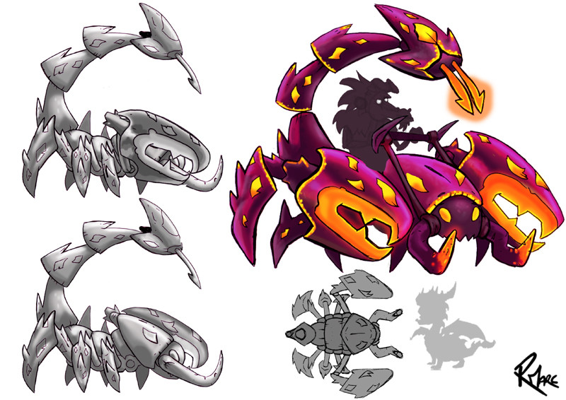 Ronald Marc - Spyro "a new beginning" concept art.
