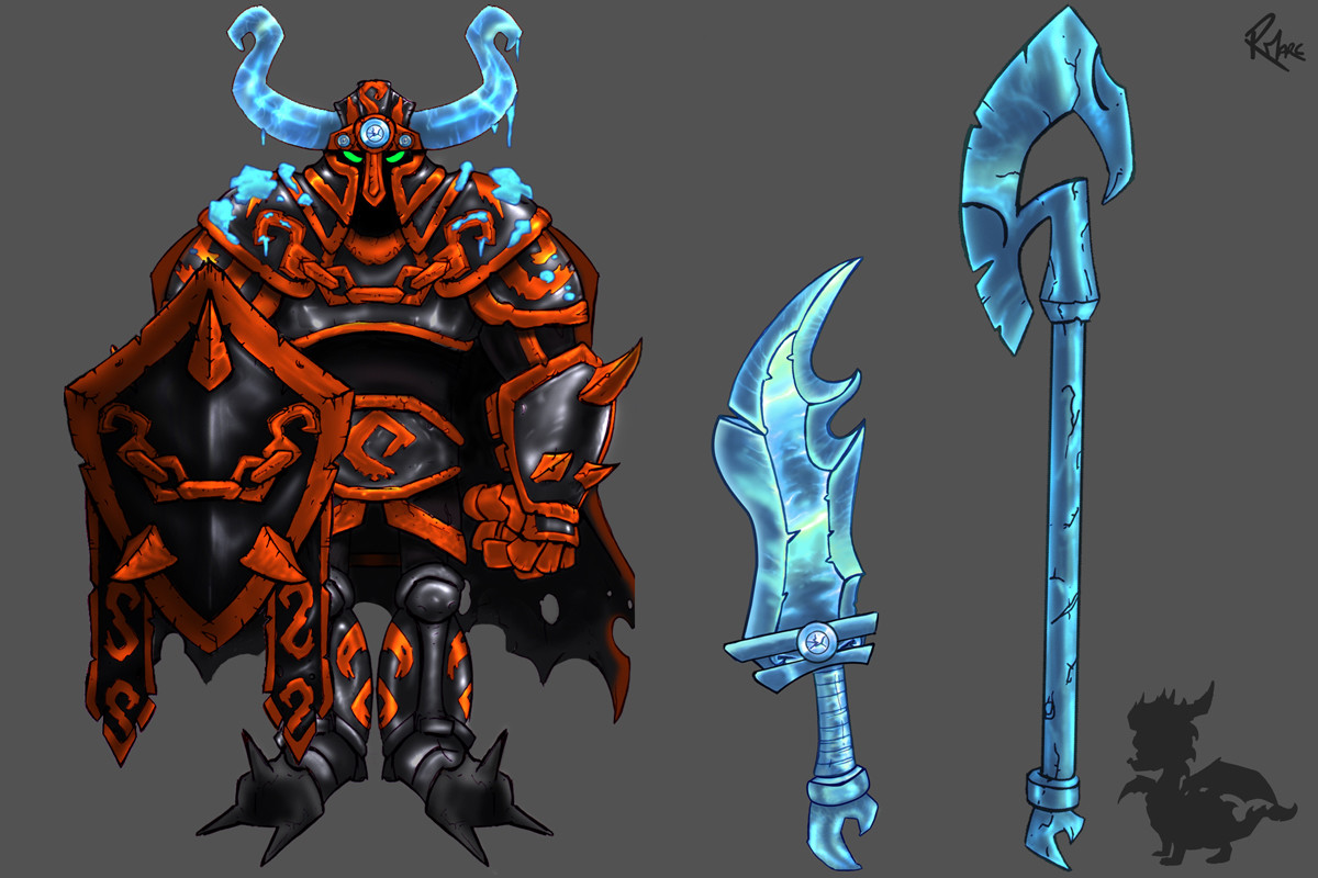 Ronald Marc - Spyro "a new beginning" concept art.