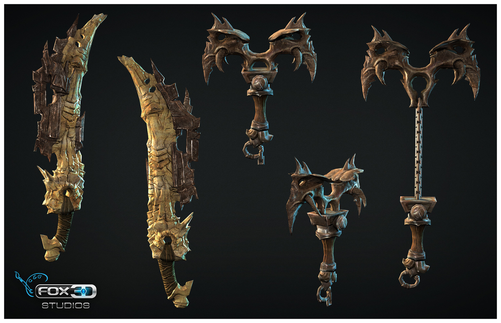 ArtStation - Forge Weapon.