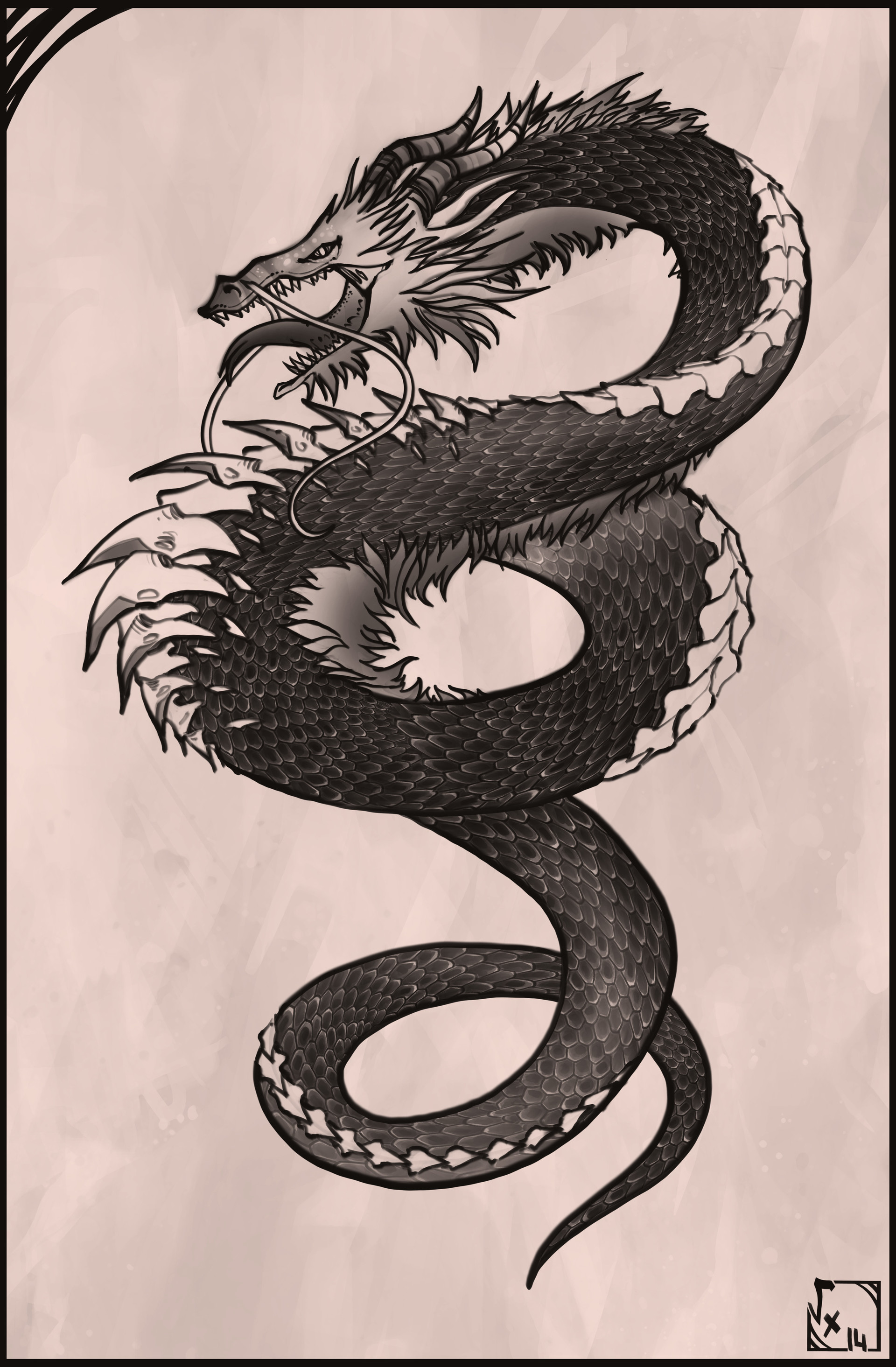 Art of Vexod14 - The Burning Descent | Ghost - SenPai'n