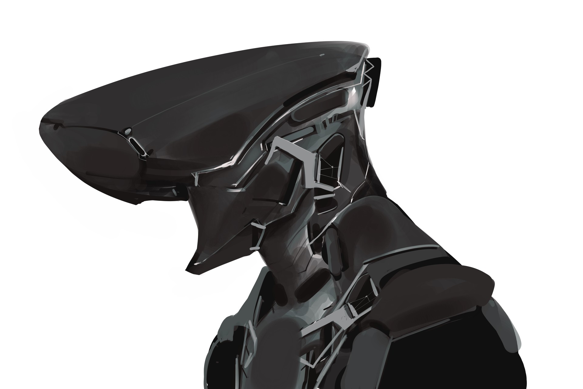 ArtStation - Shark Mech Head