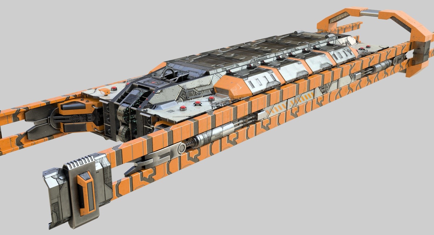 Alexandr Nozdrenkov - Sci-Fi Cargo Train
