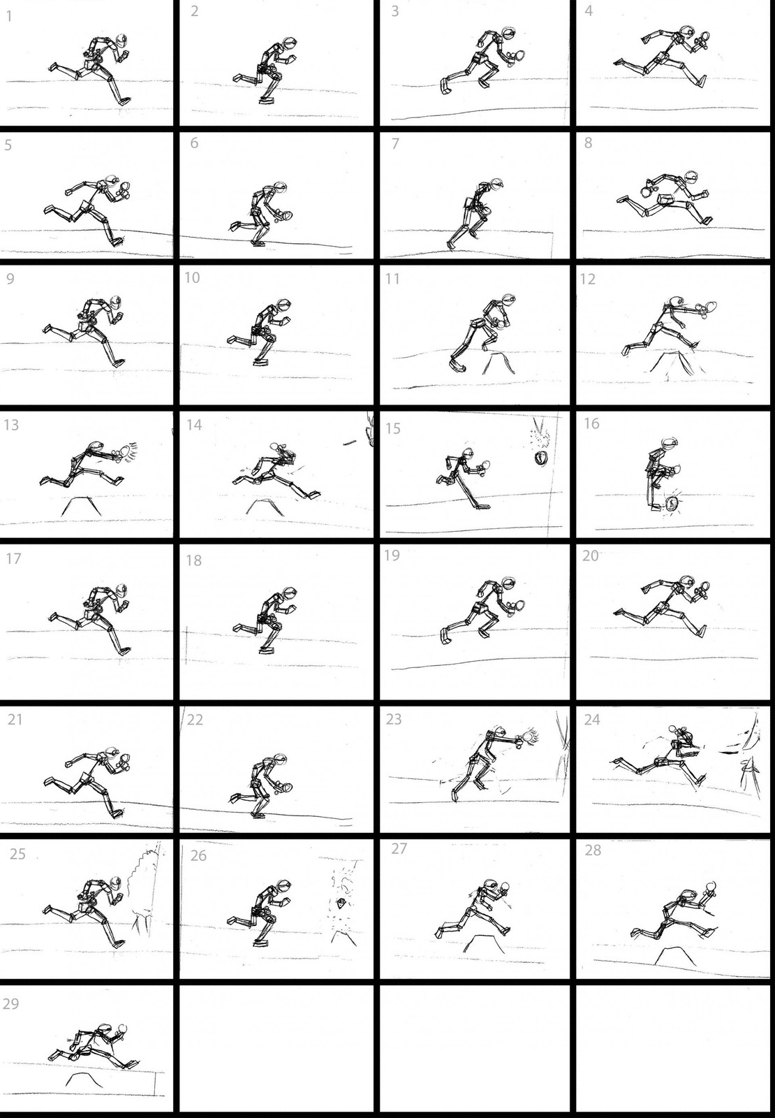 Donny Laws - Alien Run 2D Animation