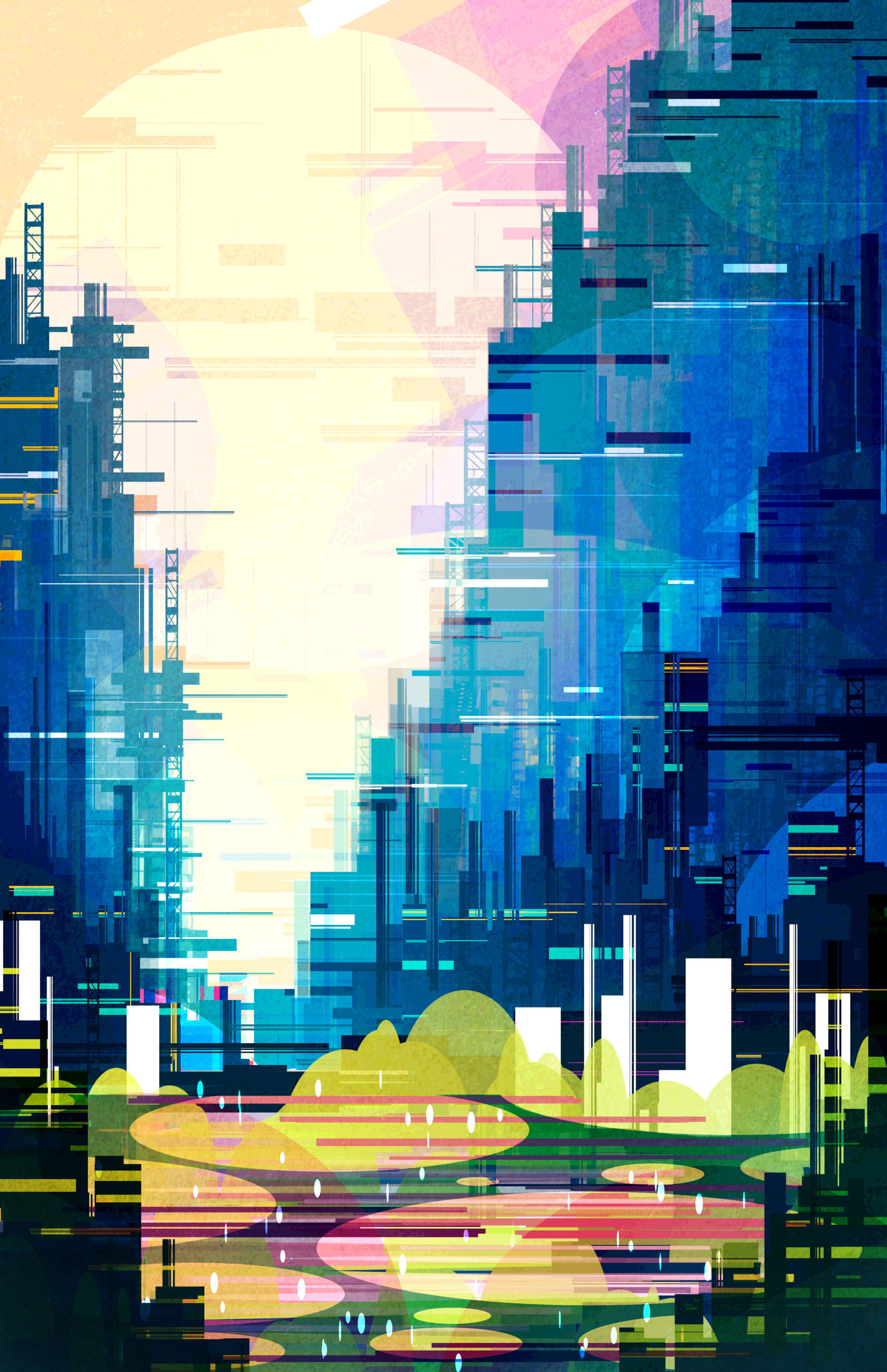 The Metropolis by Scott Uminga : r/ImaginaryColorscapes