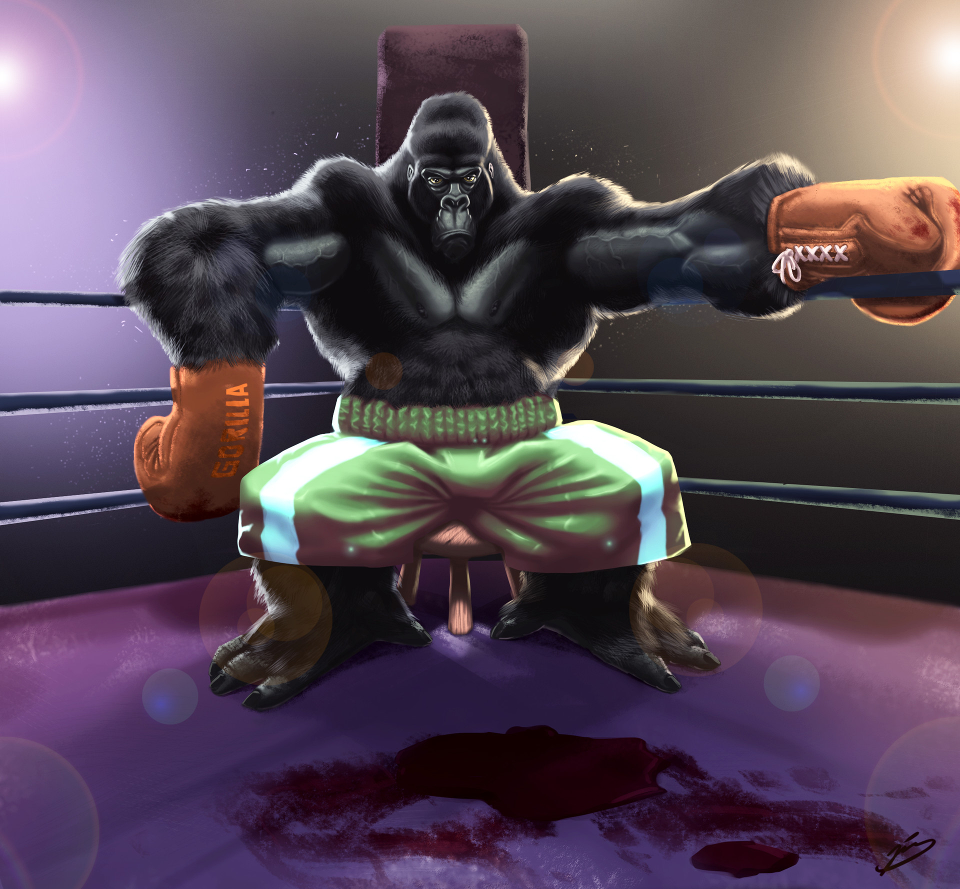 ArtStation - Boxer Gorilla