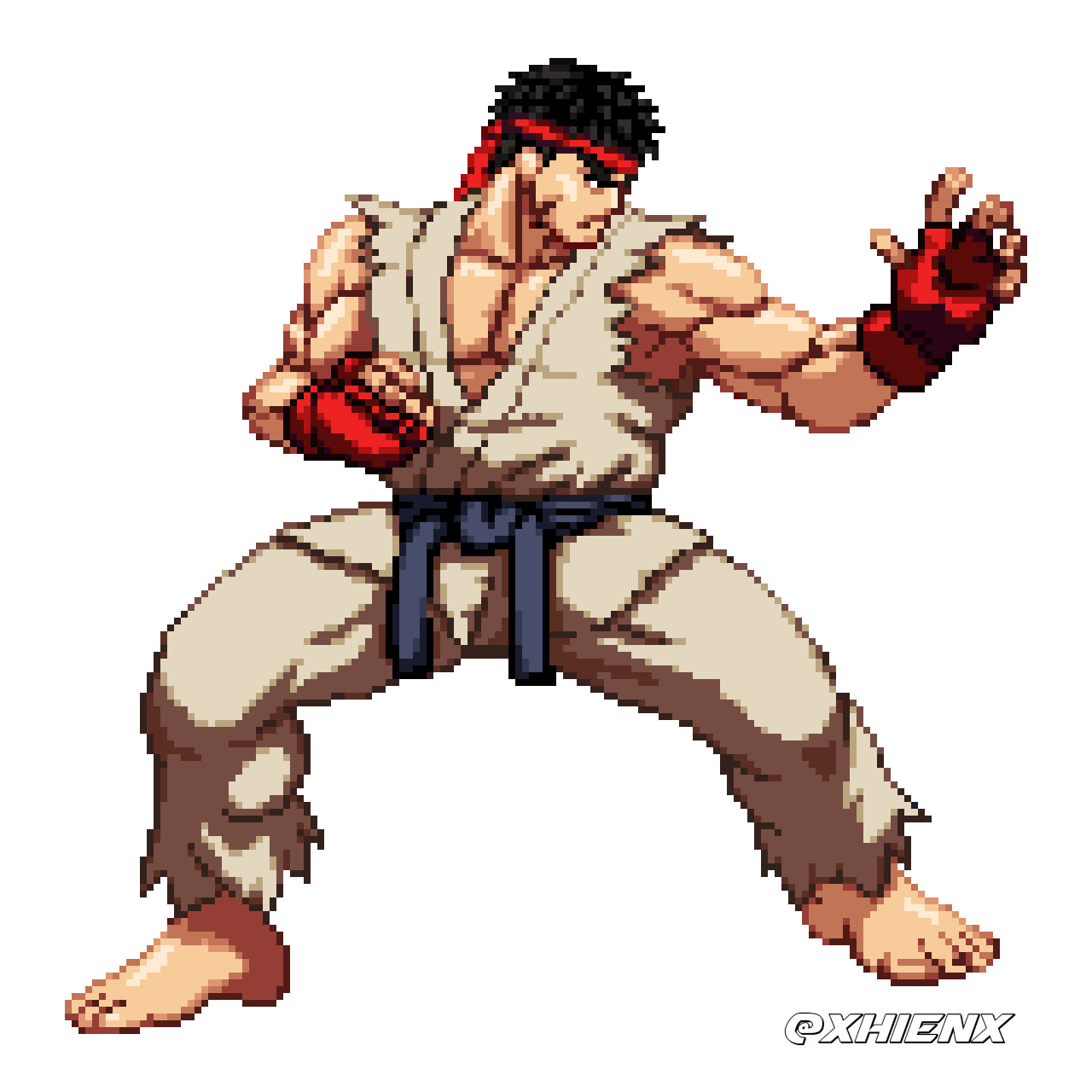 ArtStation - SFV Ryu PixelArt
