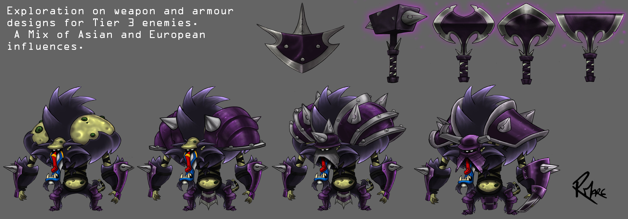 Ronald Marc - Spyro "a new beginning" concept art.