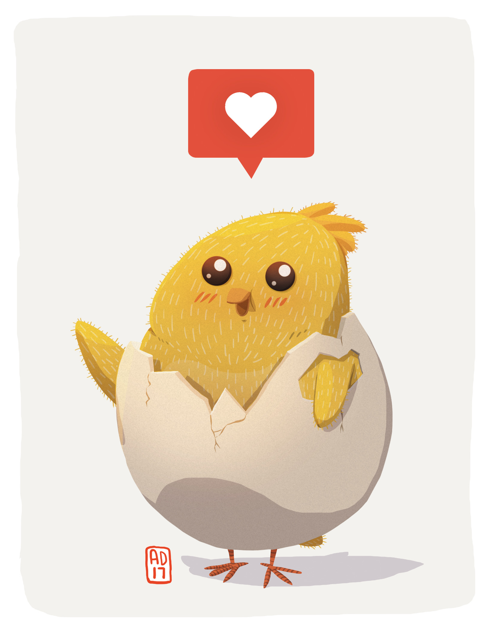 ArtStation - Cute Chick