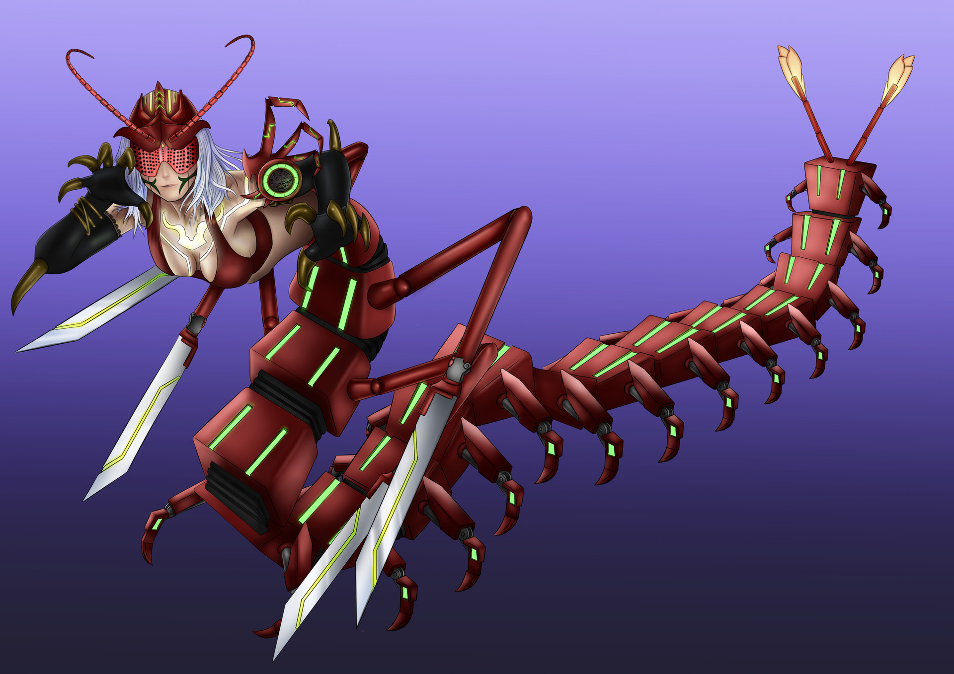 ArtStation - Centipedes Cyborg concept