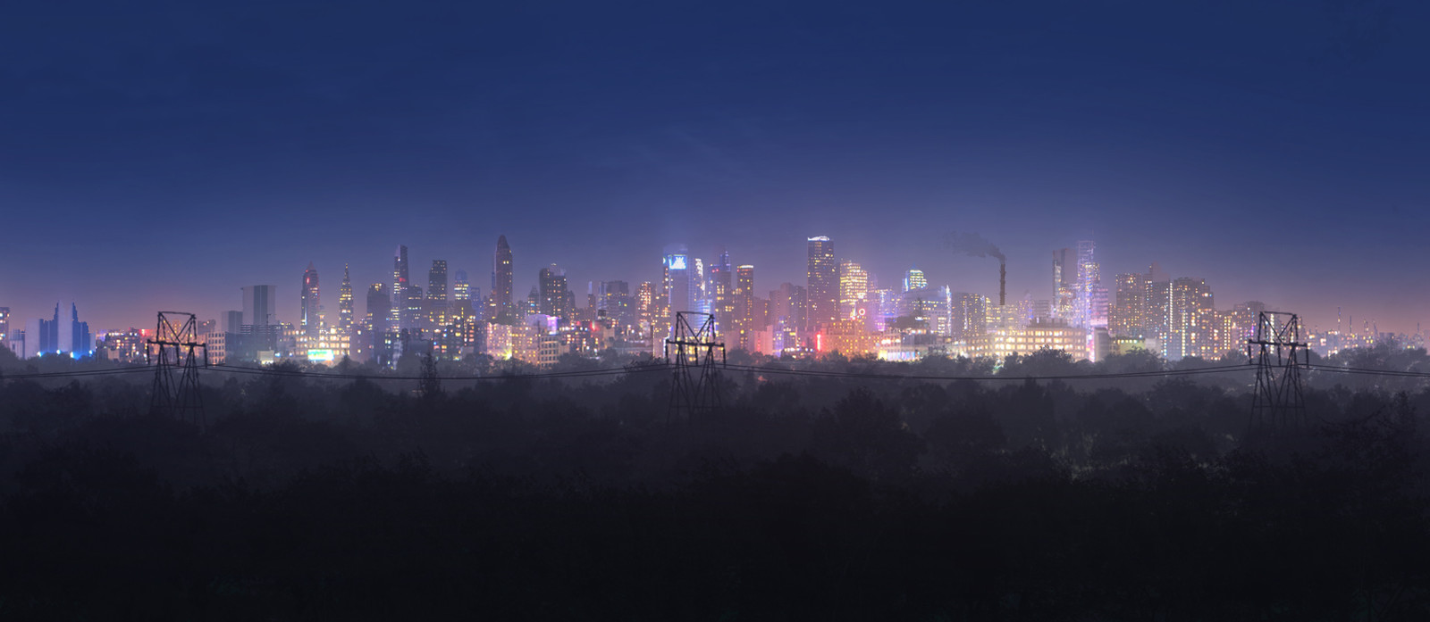 Adrian Dudak - Distant Cityscape