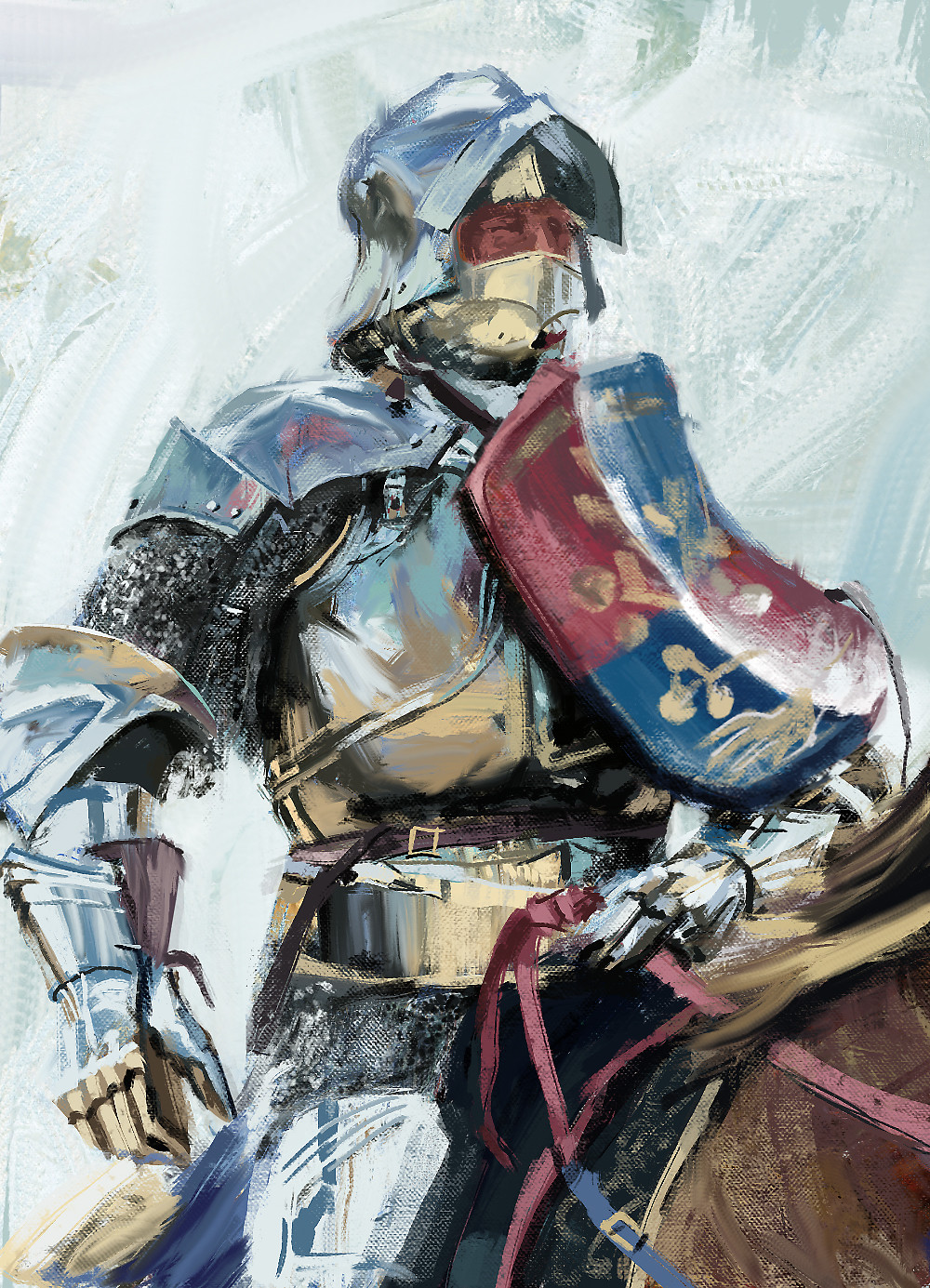 ArtStation - Knight studies