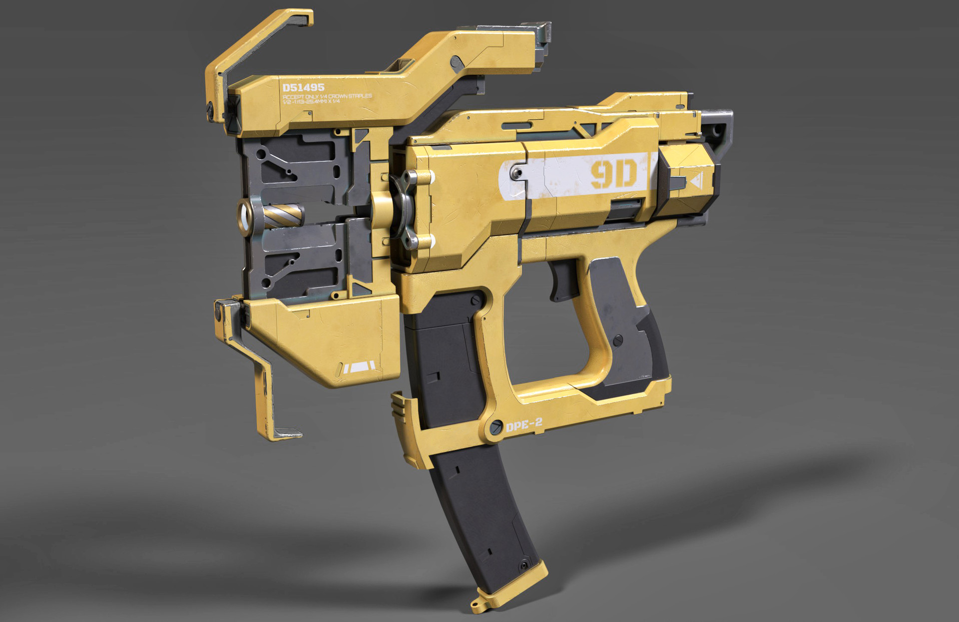 ArtStation - Futuristic gun