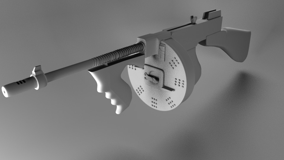 ArtStation - Thompson Sub-Machine gun