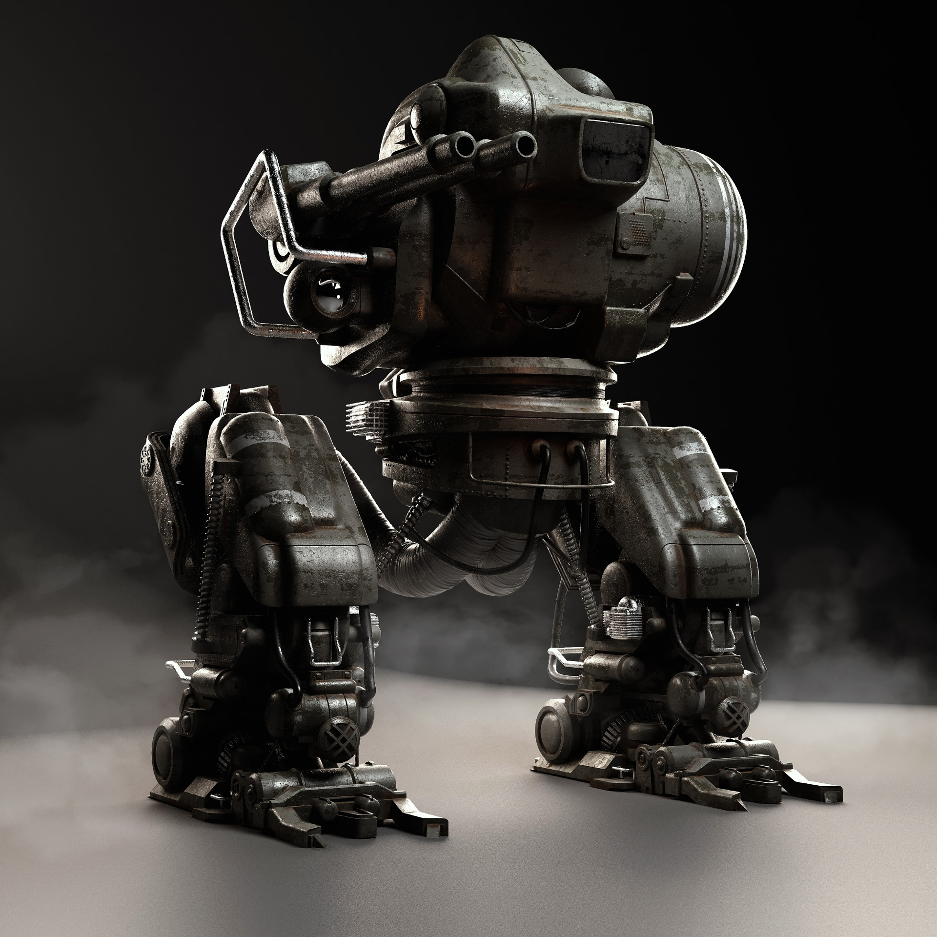 ArtStation - Hawken-inspired Mech Vehicle